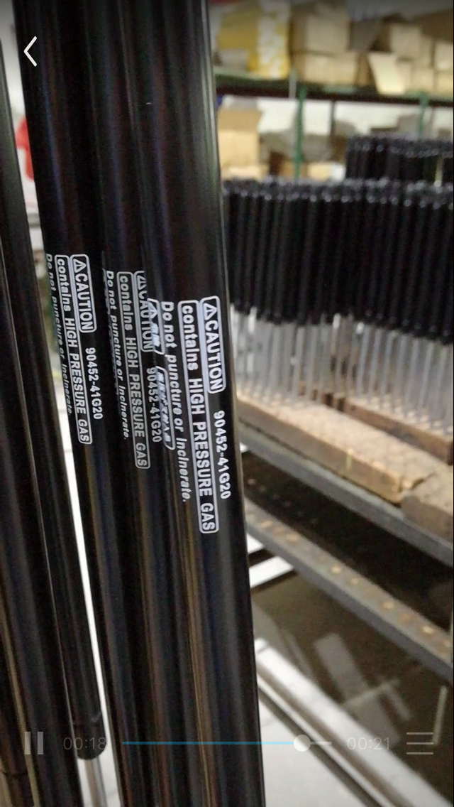 Oil tight furniture gas struts 500N gas lift murphy mechanism hardware ...